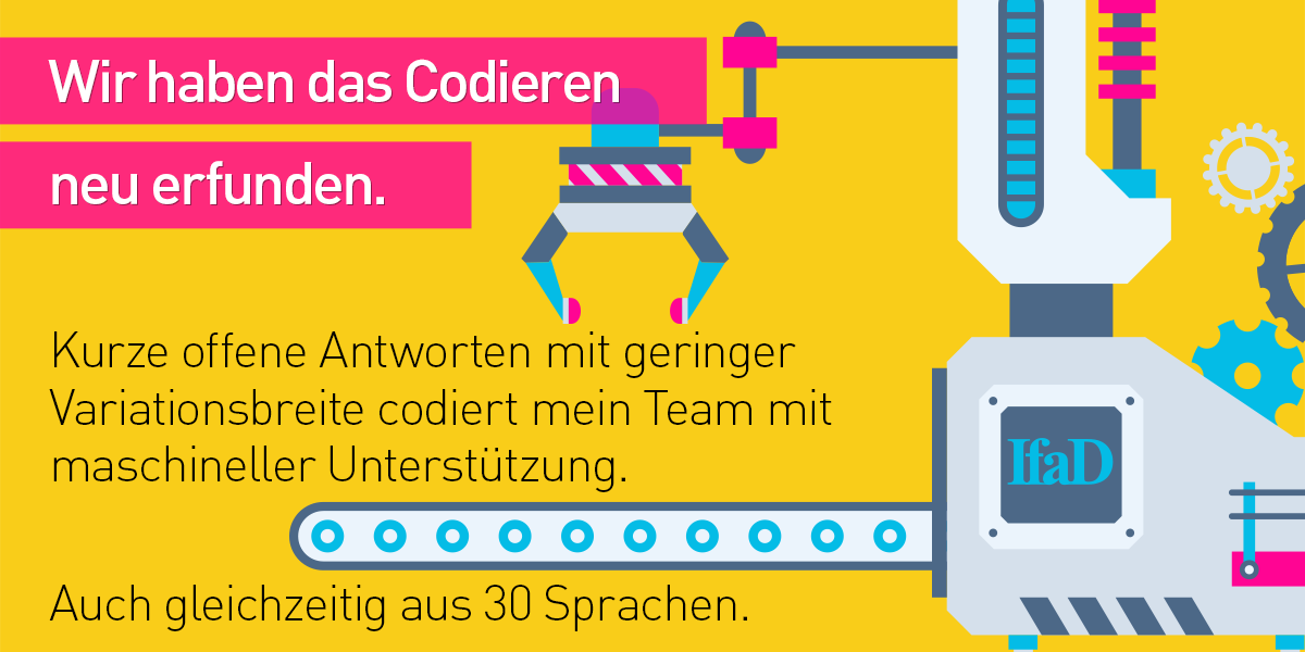 Codieren (halb-)offener Nennungen | Sofort-Service | IfaD