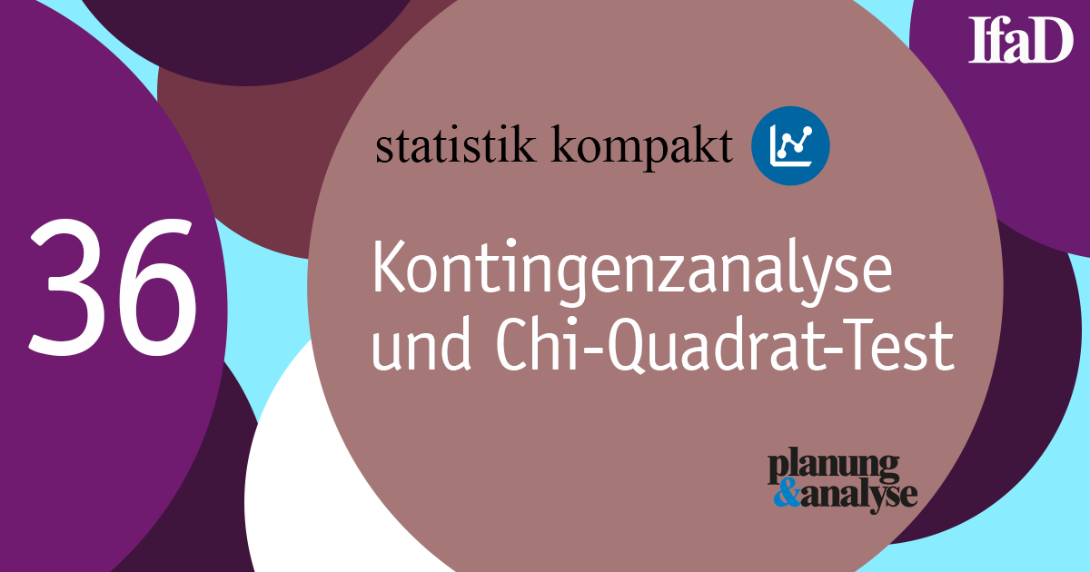 Kontingenzanalyse und Chi-Quadrat-Test | IfaD