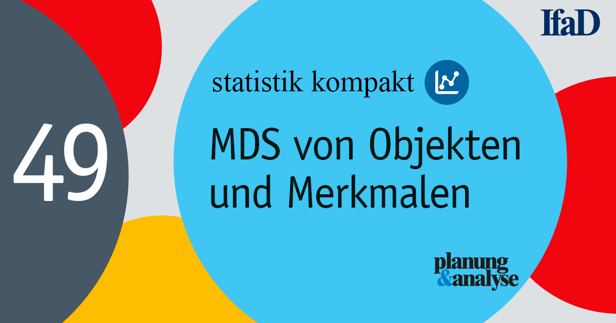 MDS von Objekten und Merkmalen | IfaD